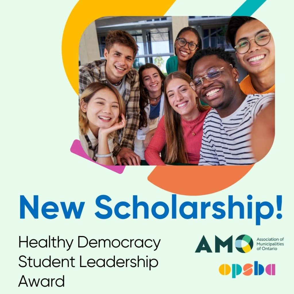 BMLSS graduate wins Student Leadership Award – Gravenhurst Public School