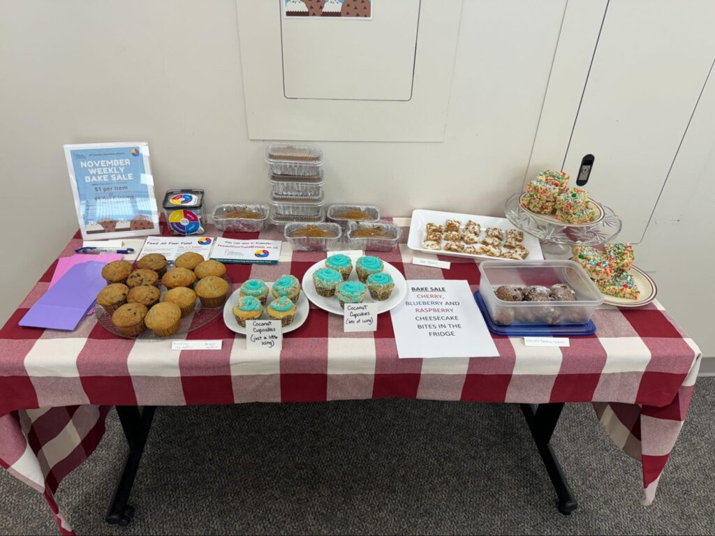 TLDSB Education Centre staff hold bake sale to raise money for the Feed ...