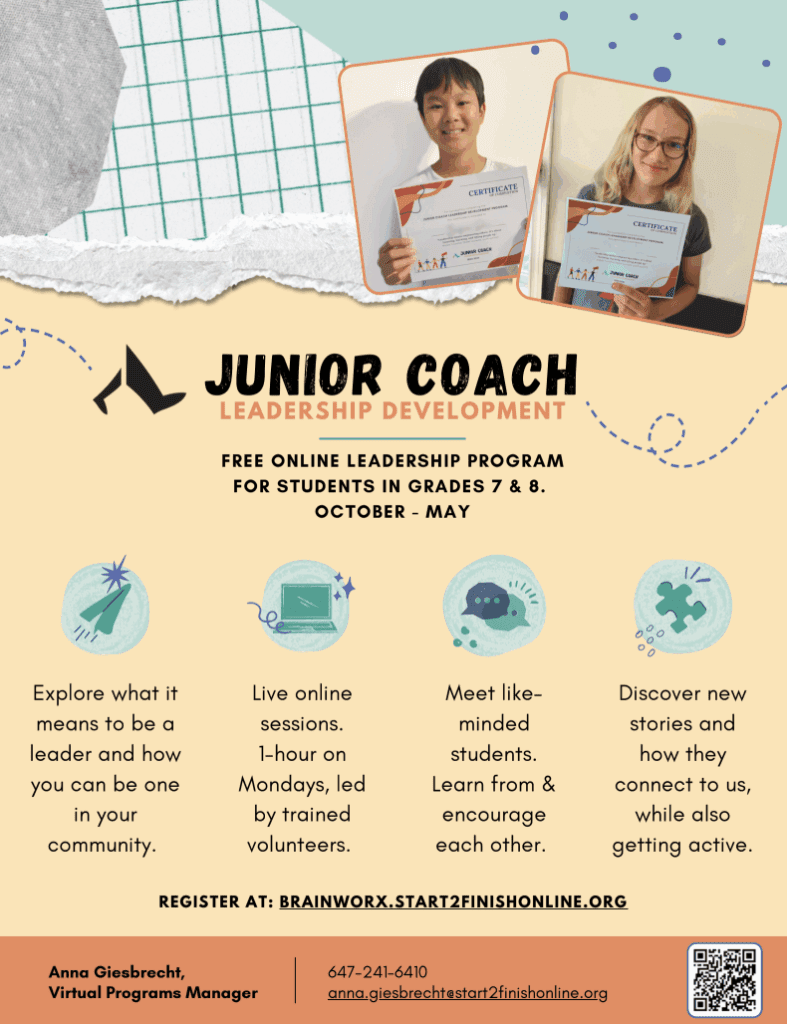 2. Junior Coach Program – Gravenhurst Public School
